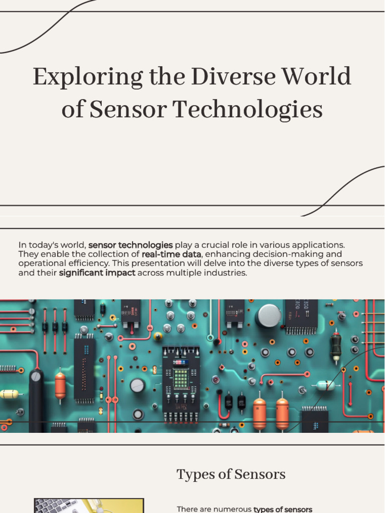 Exploring The Diverse World of Sensor Technologies | PDF | Technology & Engineering