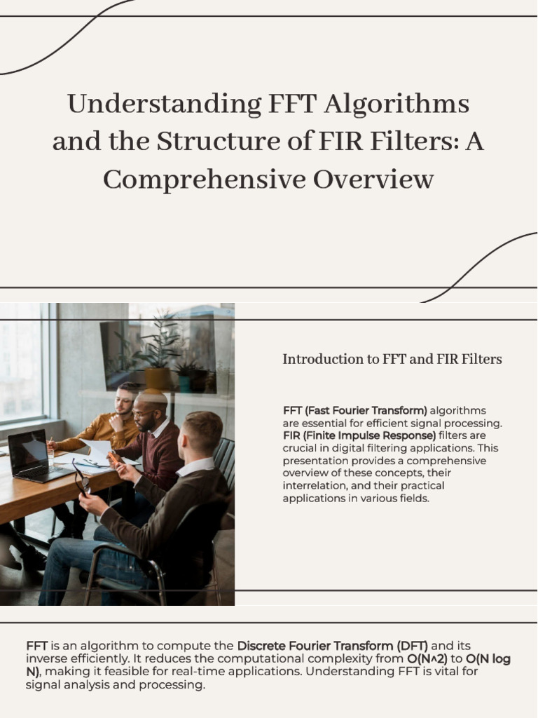 Understanding FFT Algorithms and The Structure of Fir Filters A Comprehensive Overviews | PDF ...