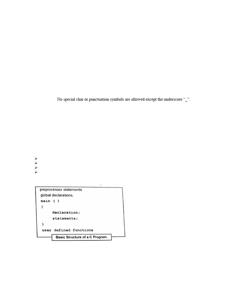 C Programming Fundamentals Pdf C Programming Language Computer Program