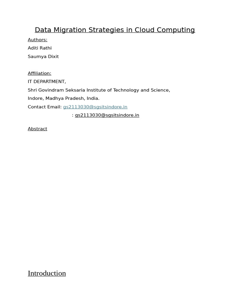 Report Cloud | PDF | Cloud Computing | Information Technology Management