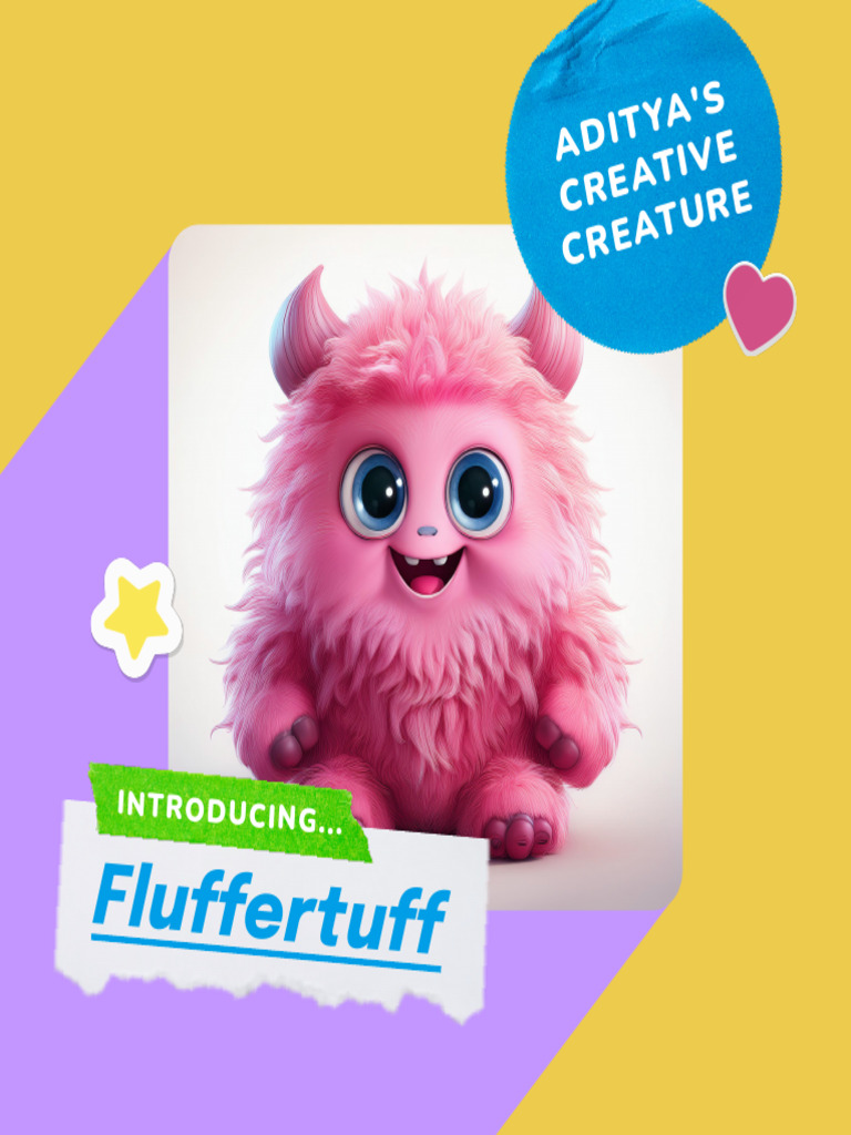 Fluffertuff: Adity A'S Creative Creature | PDF