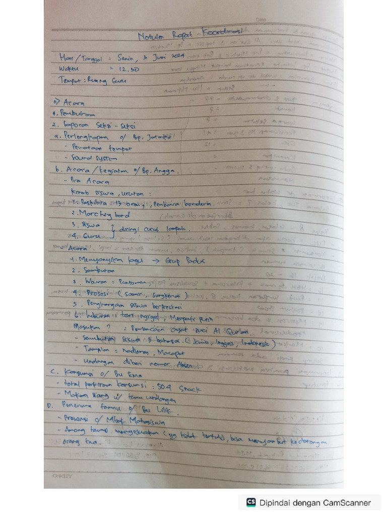 Koordinasi 3 Juni | PDF