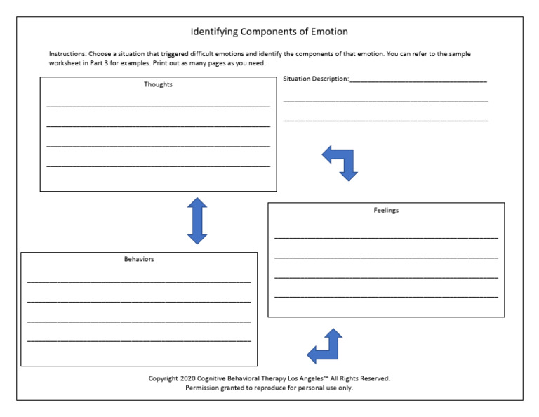 CBT Worksheet Example | PDF | Finance & Money Management
