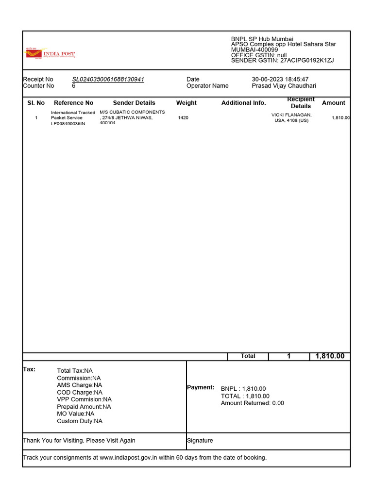 Cubatic 01 Itps | PDF