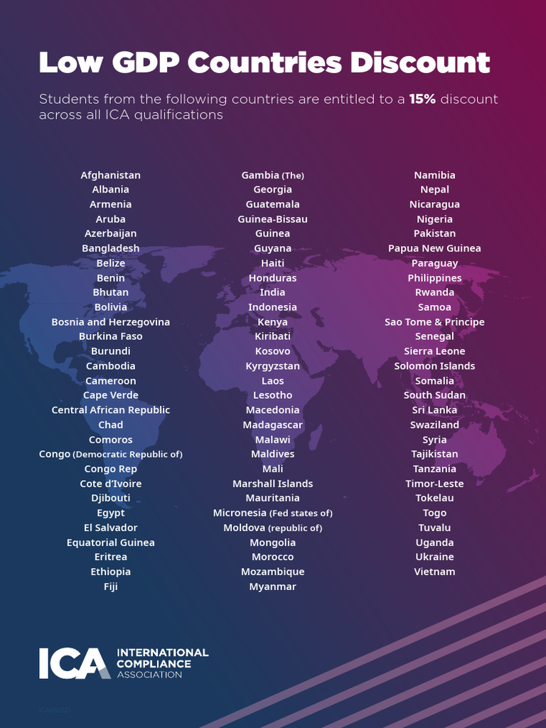 Icab16805 Low GDP Countries | PDF