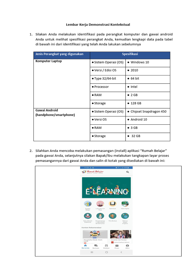 Panduan Instalasi Aplikasi Edukasi | PDF