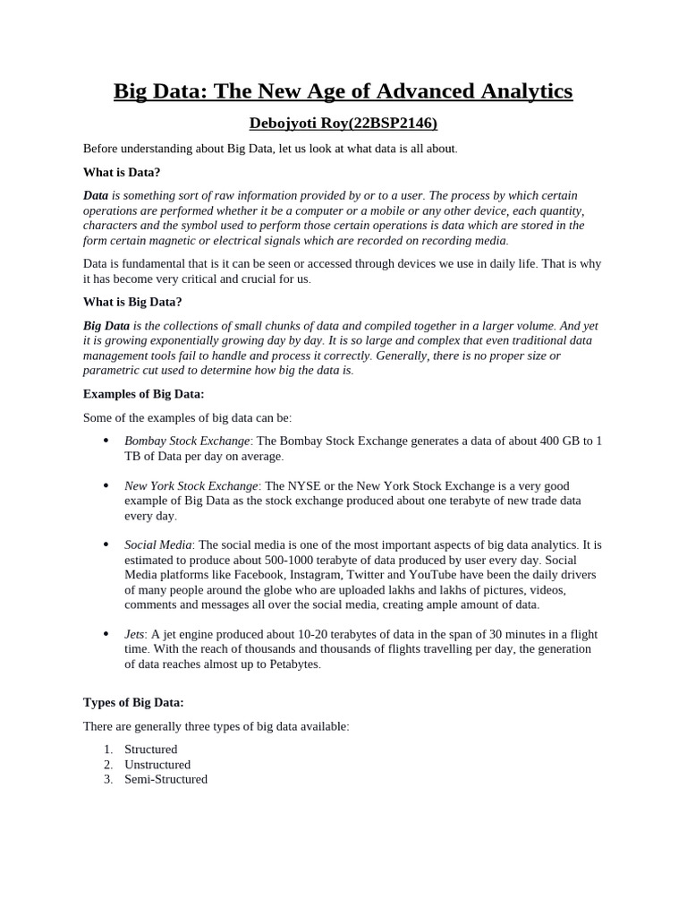 Big Data | PDF | Big Data | Data