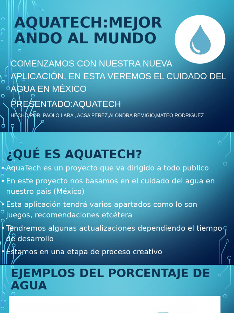 AquaTech Primera Presentacion | PDF