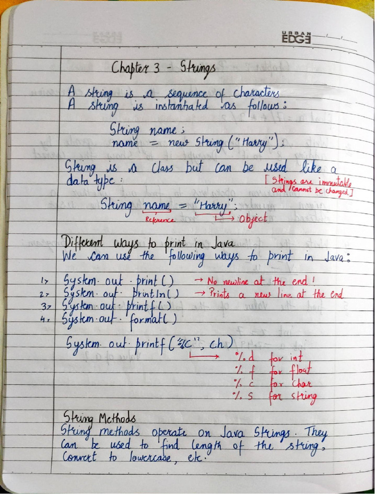 Chapter 3 - Strings | PDF Chapter 3 - Strings | PDF