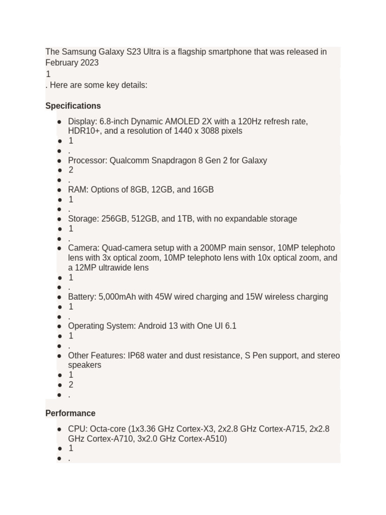 samsung s23 ultra | PDF
