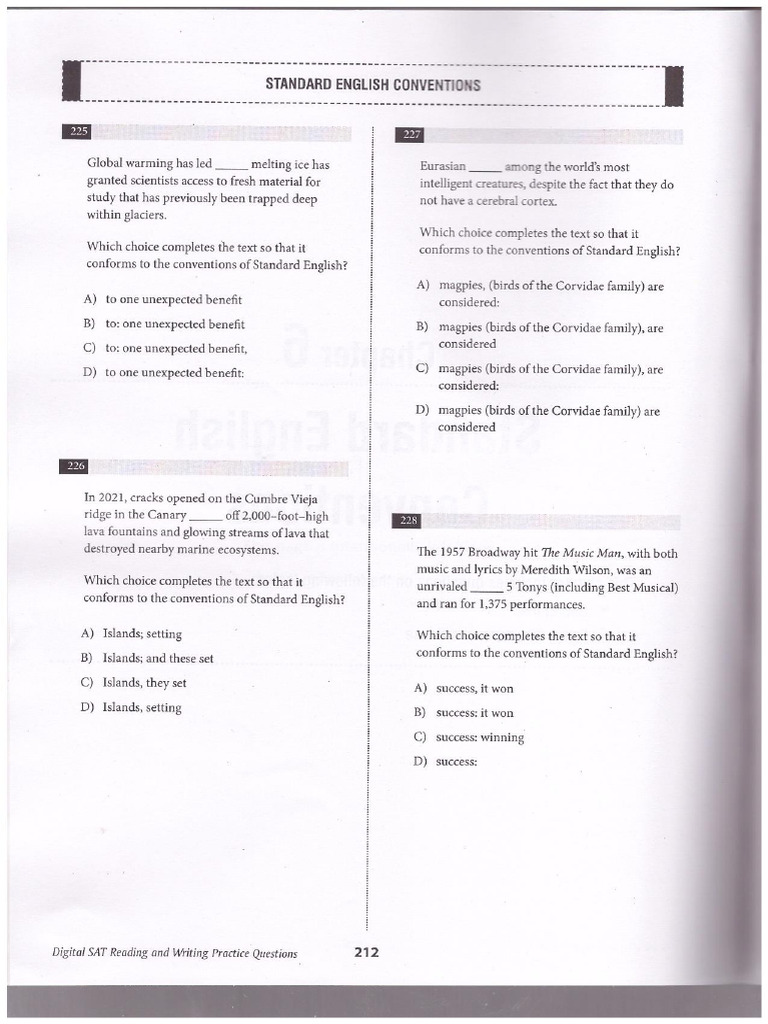 SAT Boundaries Practice | PDF