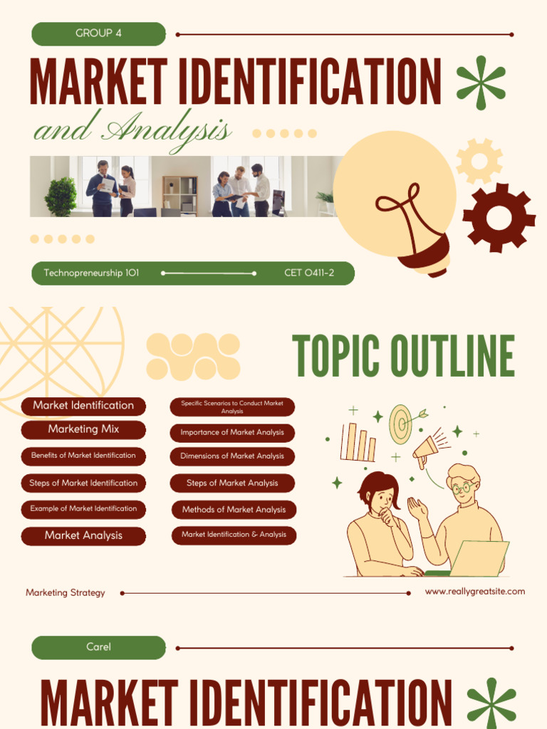 GROUP 4 - MARKET IDENTIFICATION AND ANALYSIS | PDF | Marketing | Market ...