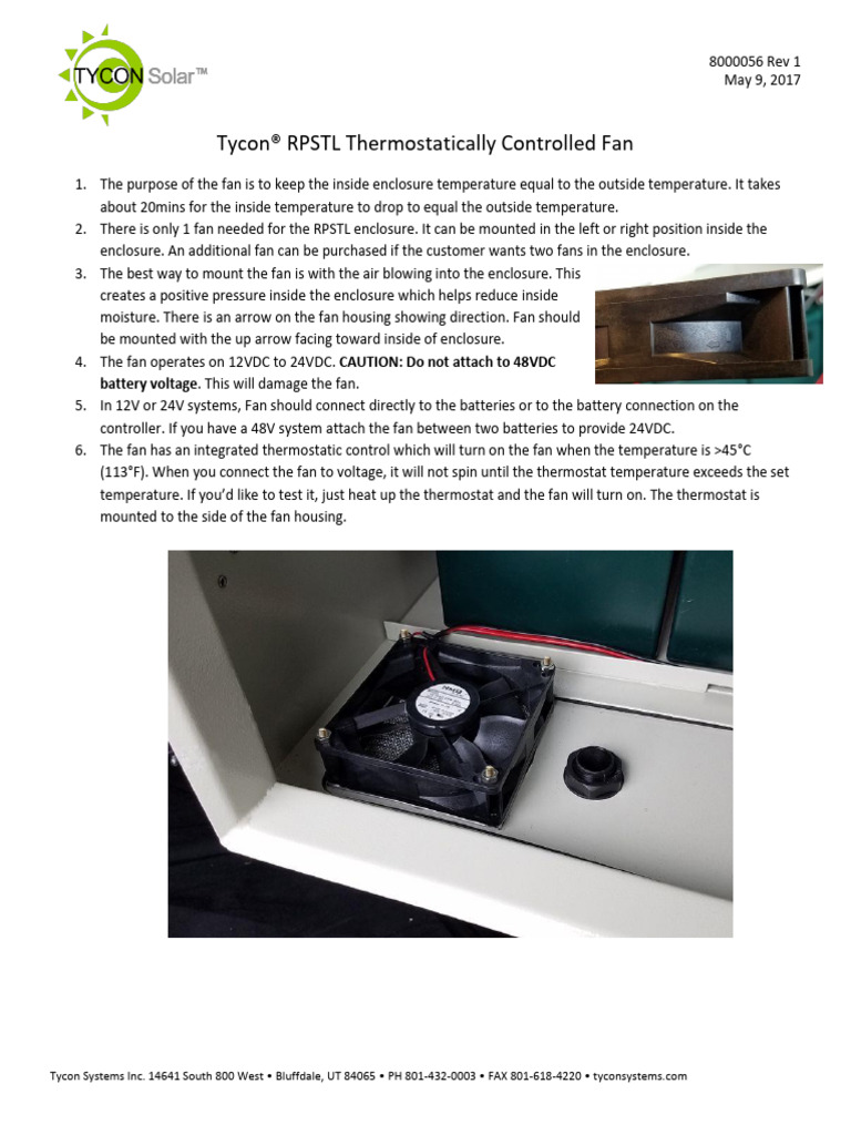 RPSTL Fan Instruction | PDF