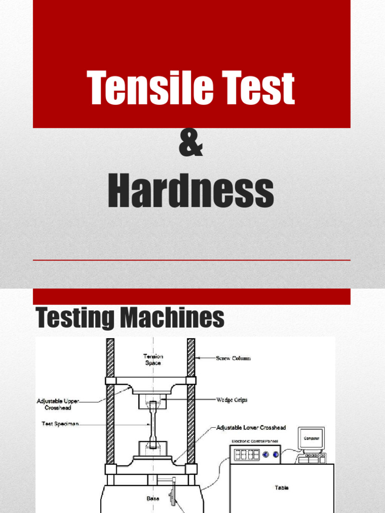 Lab 9-Tension+ Hardness | PDF | Deformation (Engineering) | Ductility
