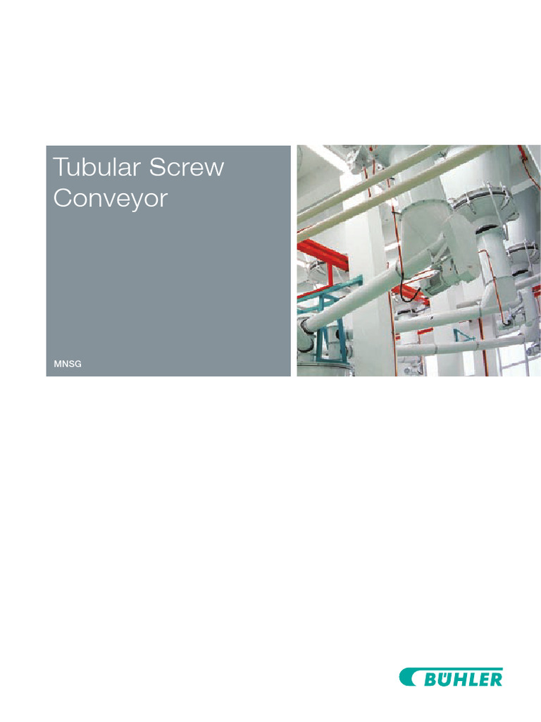 MNSG Tubular Screw Conveyor Overview | PDF