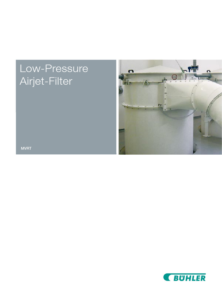 Low-Pressure Airjet-Filter MVRT Overview | PDF | Filtration