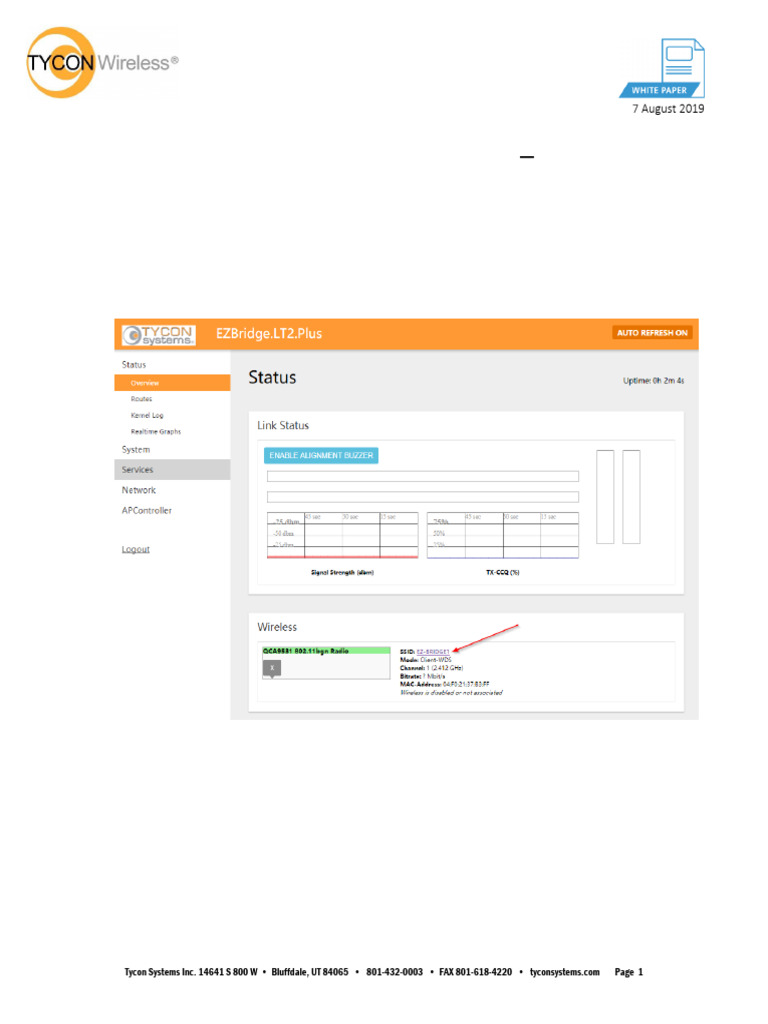 Tycon Wireless White Paper - Adding A Third EZ-Bridge LT+ Unit ...