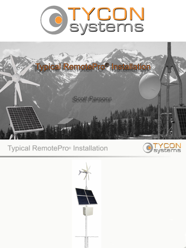 Tycon Solar White Paper - Typical RP System Pole Install | PDF