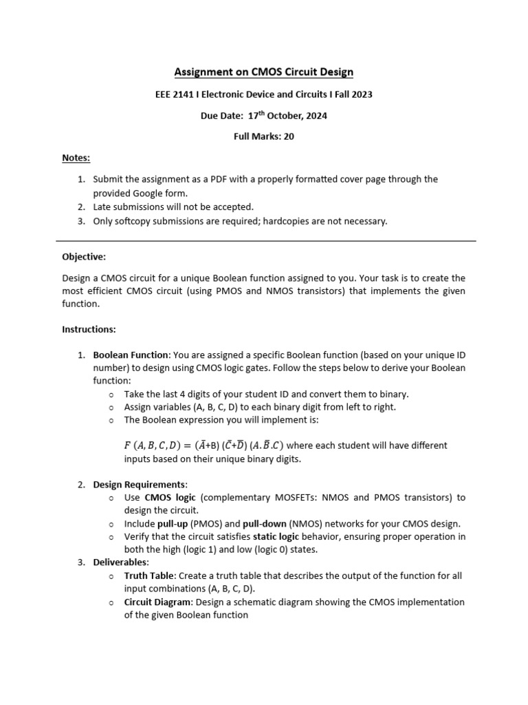 Eee Assignment | PDF