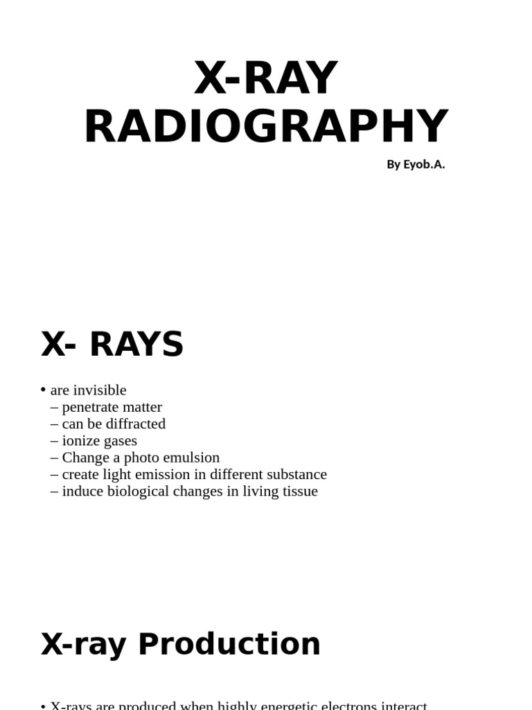 X - Rays | PDF | X Ray | Electron