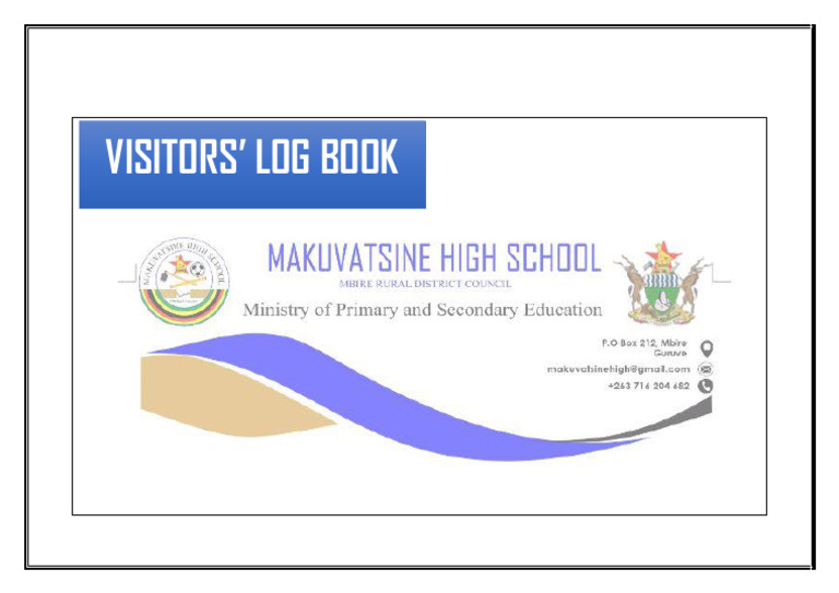 Log Book Cover Page | PDF