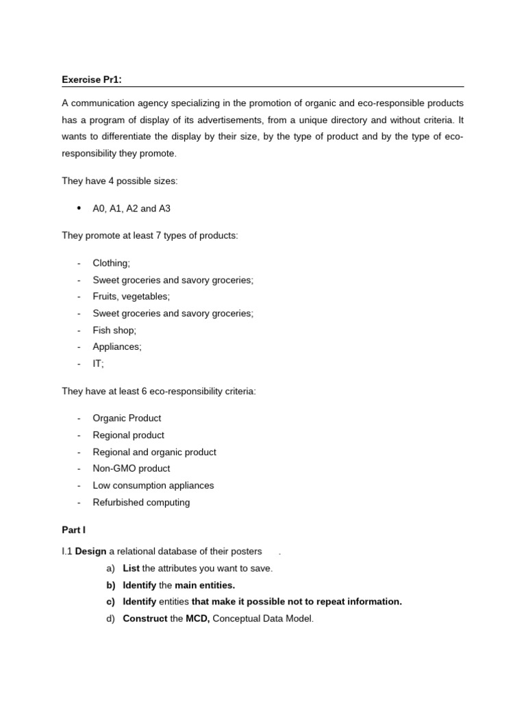 MYP-5 - Exercices Summatives | PDF | Databases | Relational Model