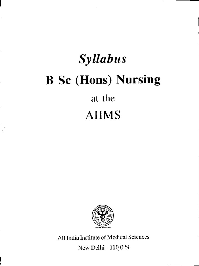 BSC Hons Nursing | PDF BSC Hons Nursing | PDF