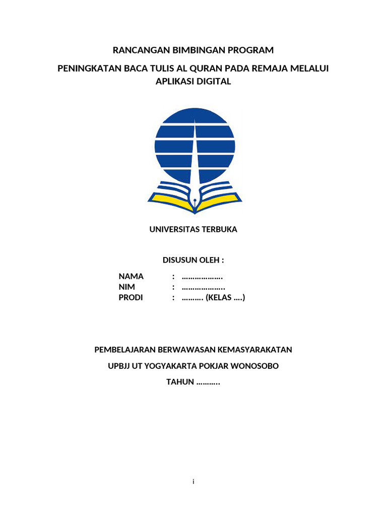 Contoh Rancangan Program | PDF | Seni