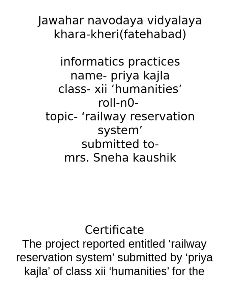 Ip Project Class 12th | PDF | My Sql | Databases