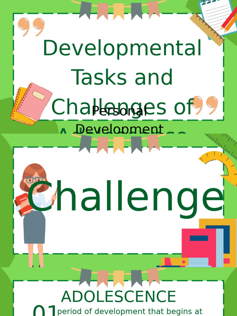 q1. m2. Developmental Tasks and Challenges of Adolescence Perdev | PDF | Adolescence ...
