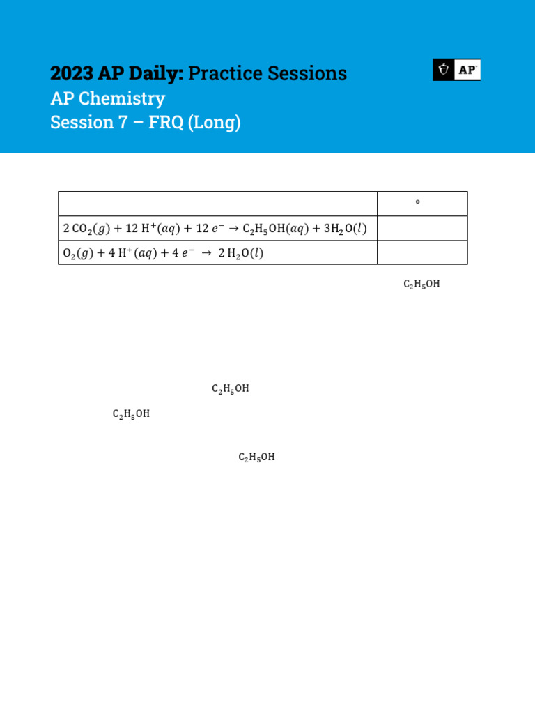 Session_7_Chemistry_2023_AP_Daily_Practice_Sessions | PDF | Absorbance | Spectrophotometry