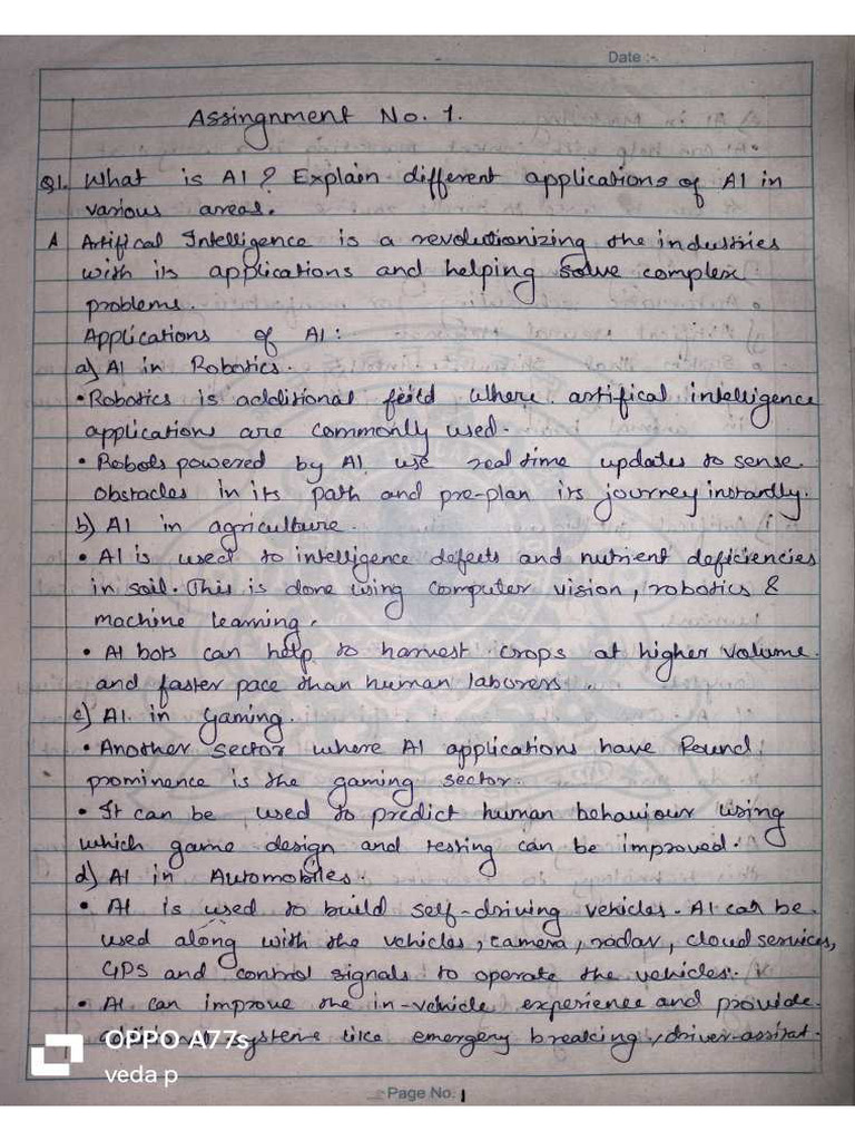 Ai Assignment 1 (1) | PDF
