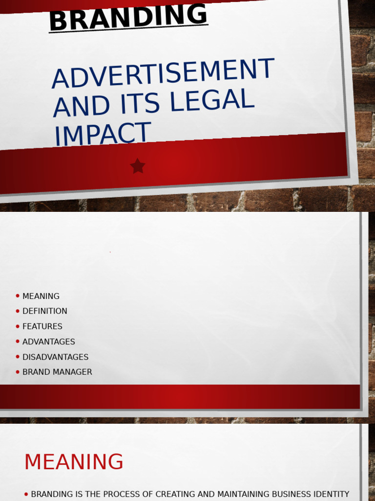Advertisement and Its Legal Impact | PDF