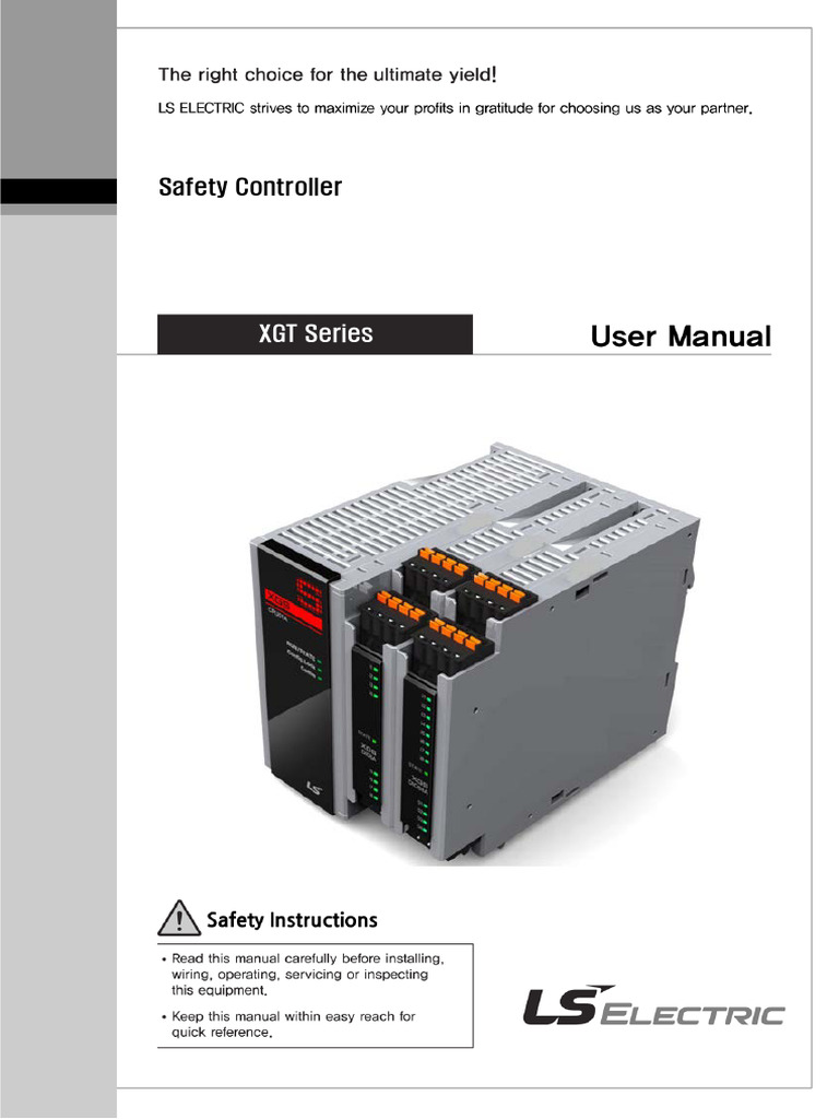 Safety PLC Manual V1.2 en | PDF | Programmable Logic Controller | Input ...