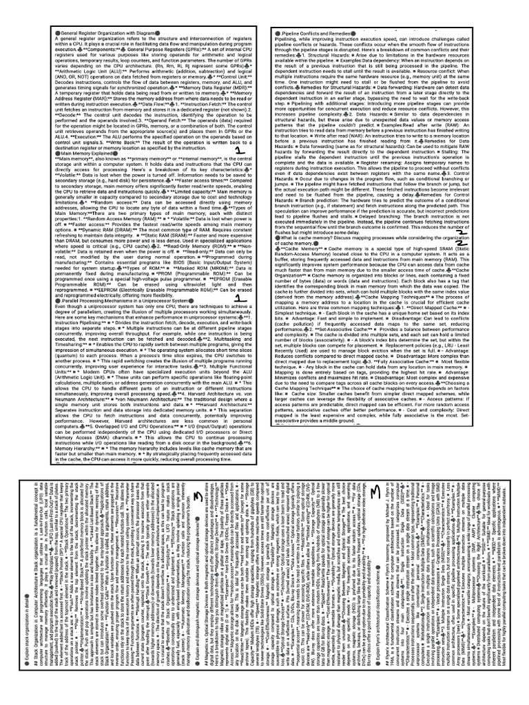 COA - Last Sem - 2 | PDF