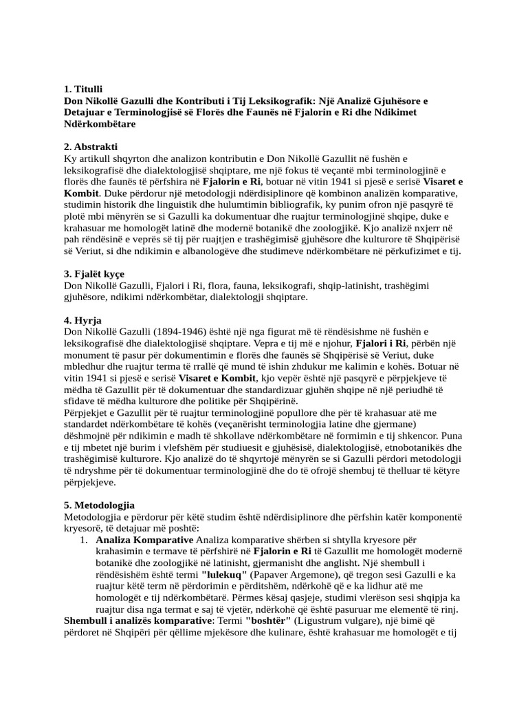 Gazulli , Per Printim | PDF