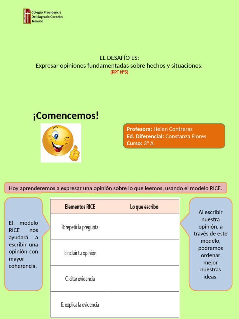 3a Lenguaje PPT 5 110520 Hcontreras | PDF