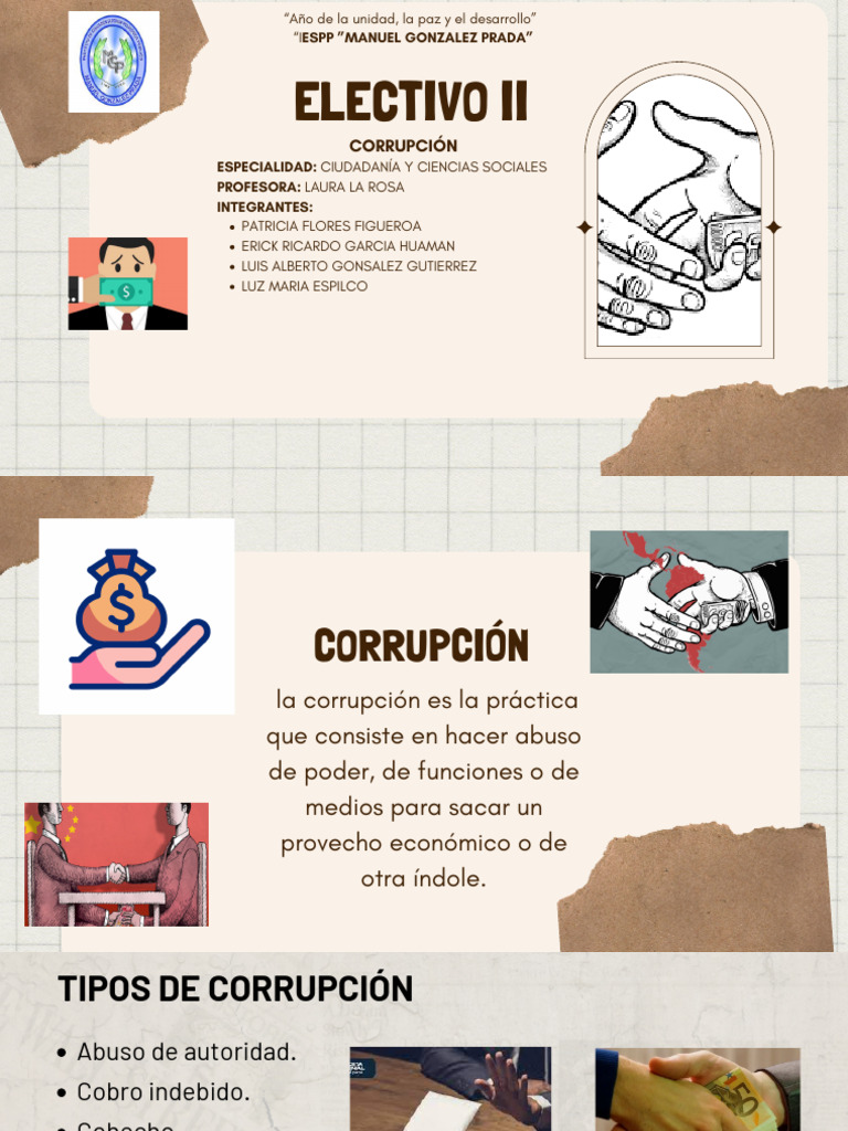 Tipos y Consecuencias de la Corrupción | PDF | Corrupción política