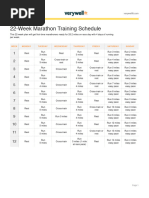 4-Week 15K Training Plan | PDF