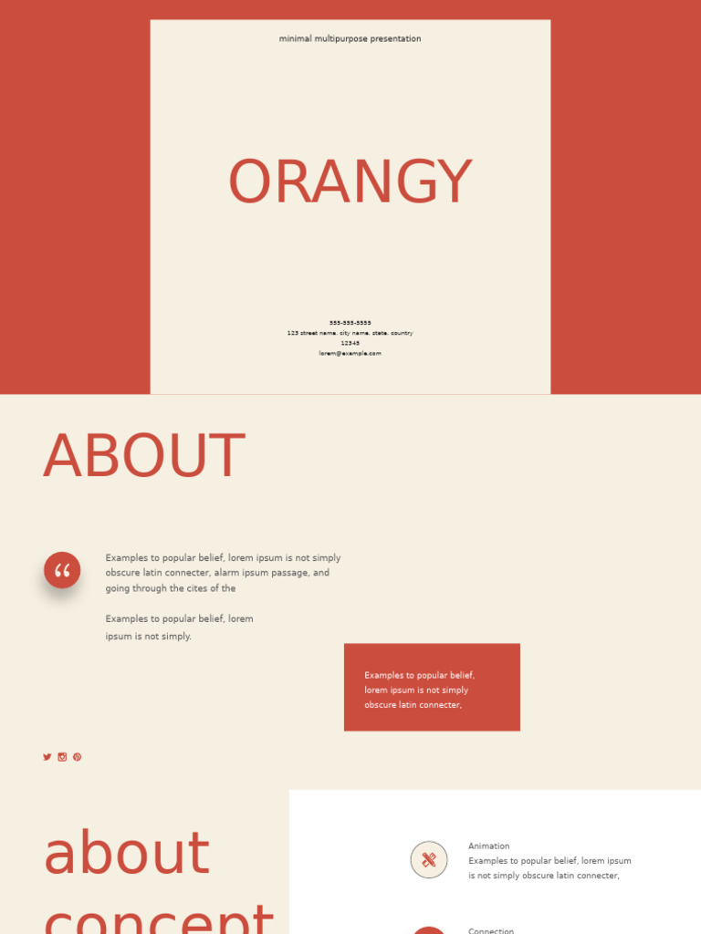 Simple Minimal Presentation Template | PDF | Hypertext | Computing