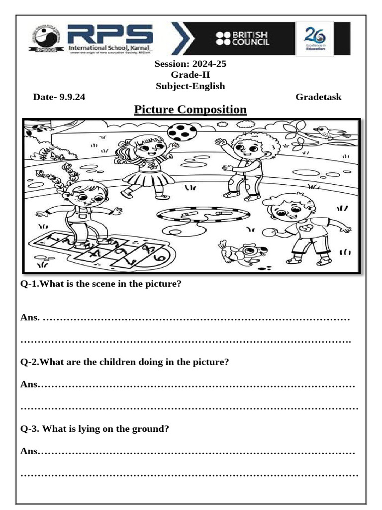English Worksheet 2 | PDF