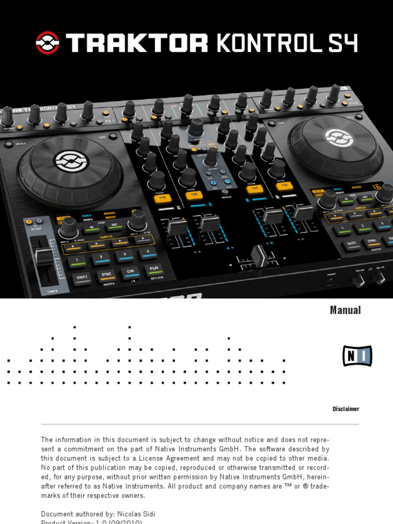 Traktor Kontrol S4 Manual English | PDF | I Tunes | Computer File