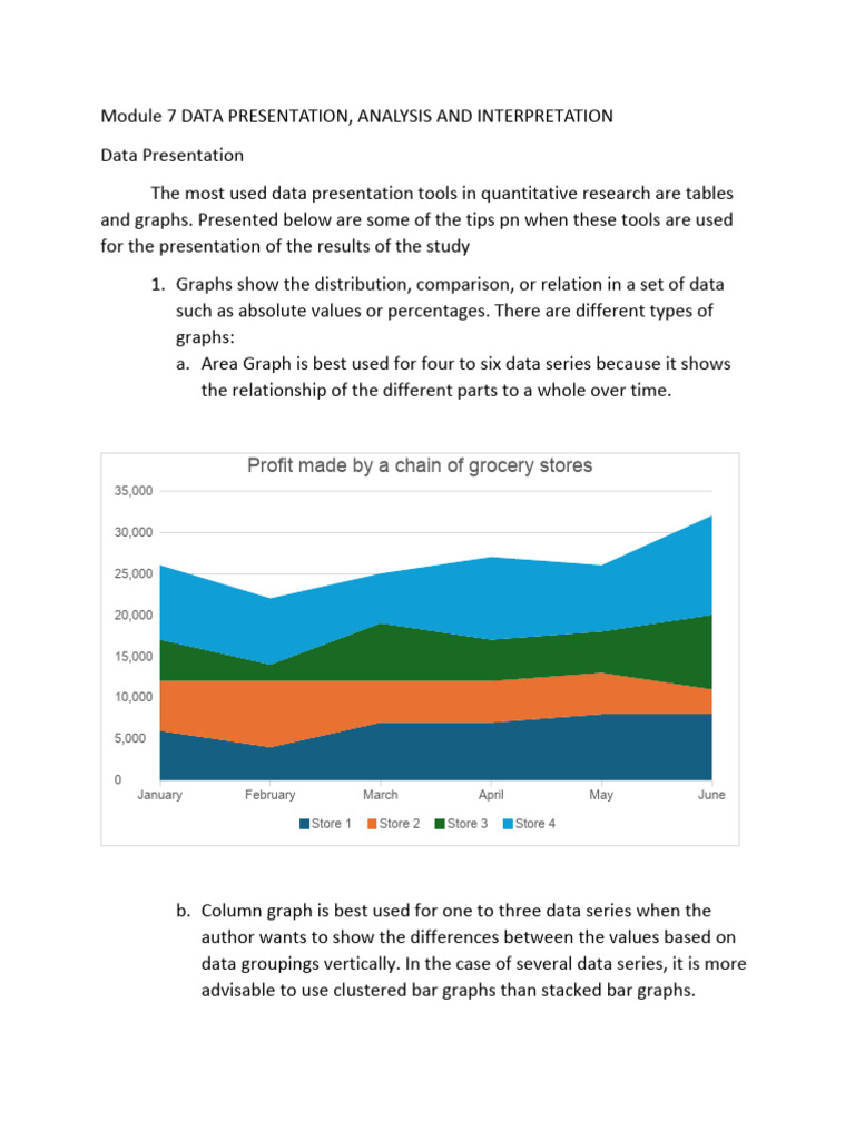 Module 07 Data Presentation | PDF | Vegetables