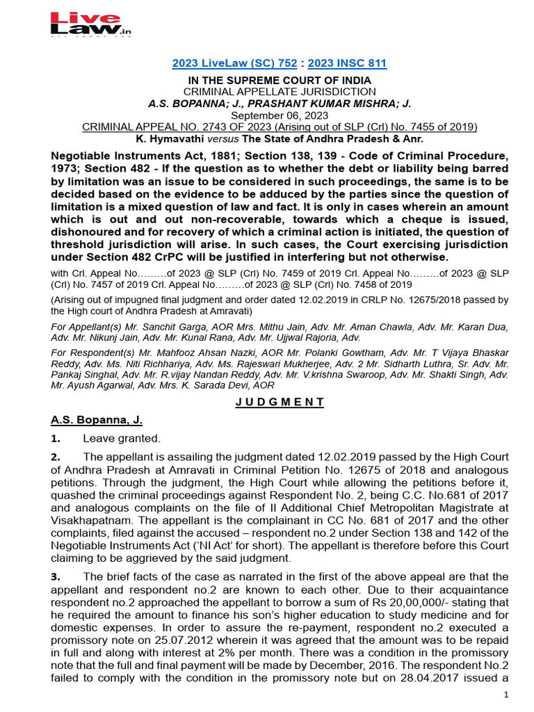 138 - Quash U:s 482 | PDF | Judgment (Law) | Amicus Curiae