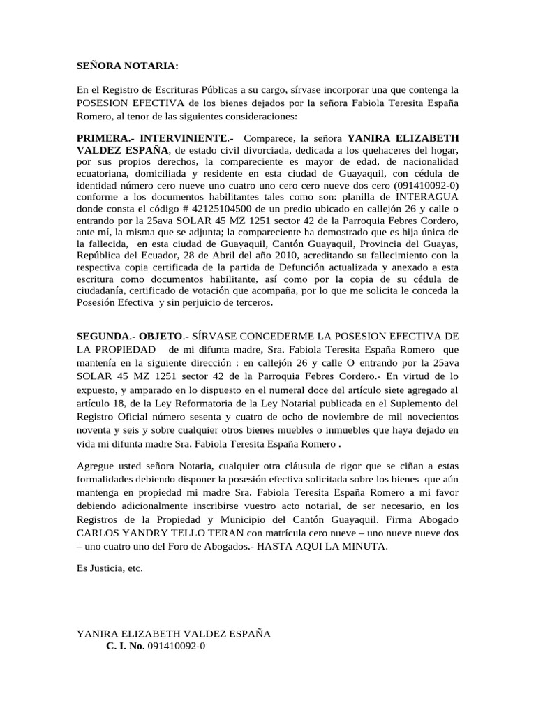 Acta Posesion 4 Junio | PDF