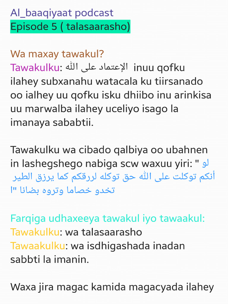 Episode 5 Talasaarasho | PDF