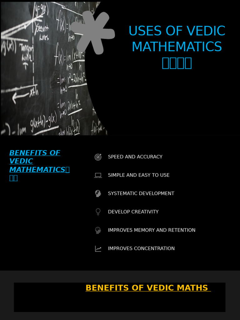 Uses of Vedic Mathematics | PDF