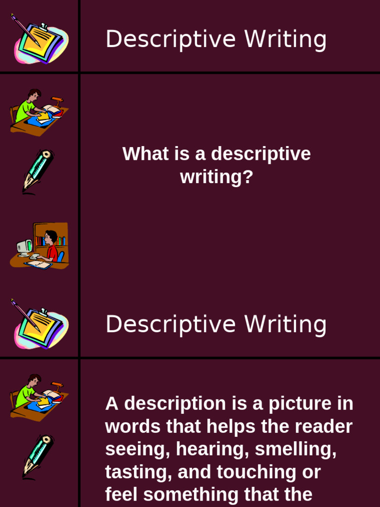 Descriptive Writing Powerpoint | PDF