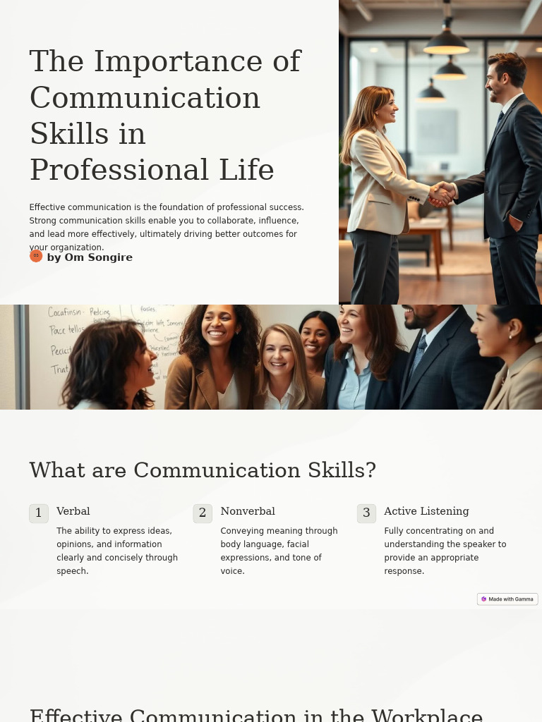 Essential Communication Skills for Success | PDF | Communication ...