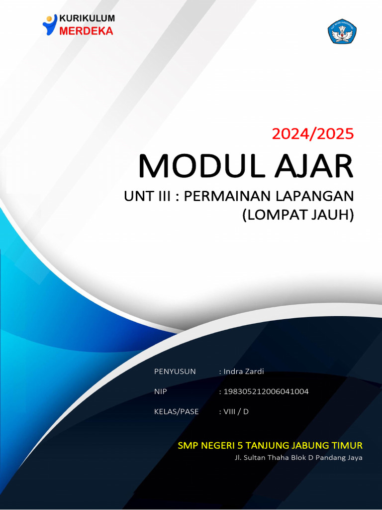 Modul Ajar Lompat Jauh Ok | PDF | Pengembangan Diri | Sains & Matematika